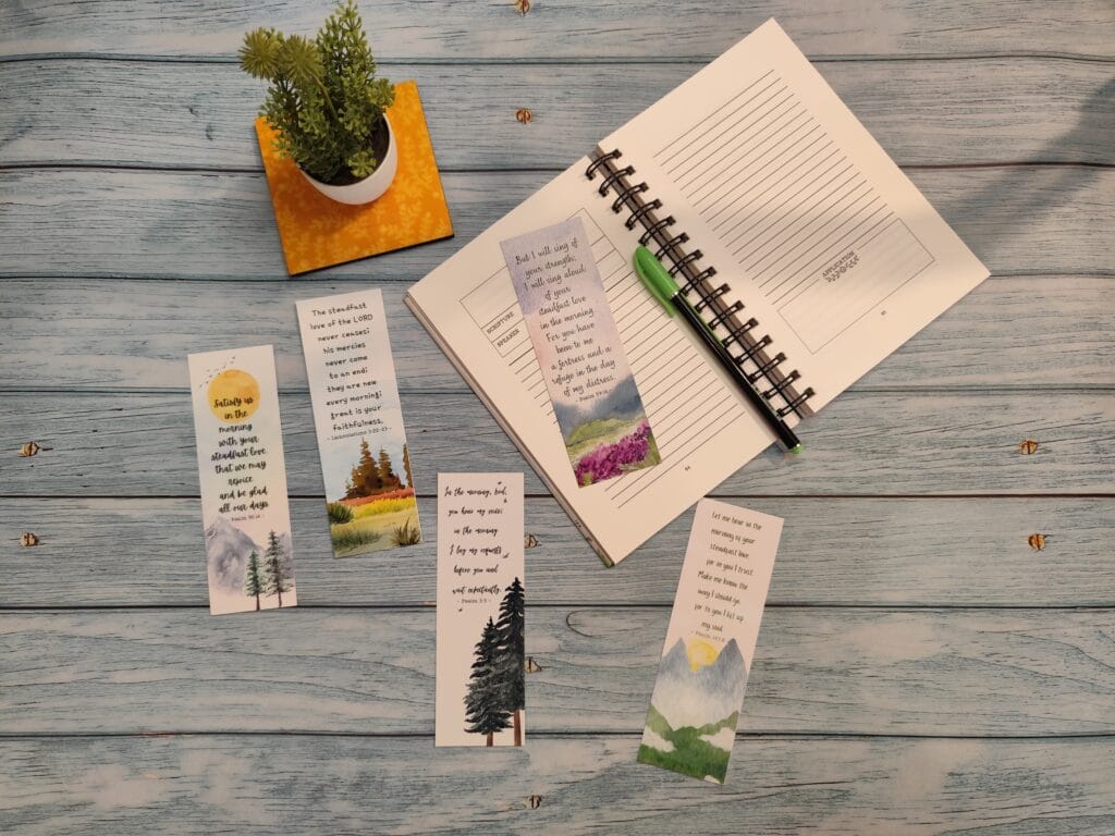 Morning Mercies - Scripture Bookmarks (Set of 5) - Bored and Busy Mama
